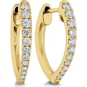 MEMOIRE Imperial Diamond Hoop Earrings