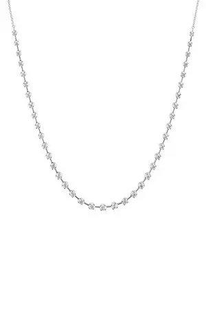 Memoire Serena Diamond Station Necklace