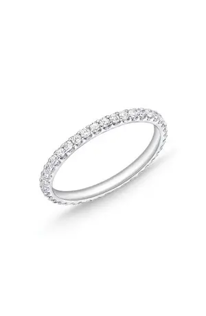 Memoire Odessa Diamond Eternity Band Ring - Platinum