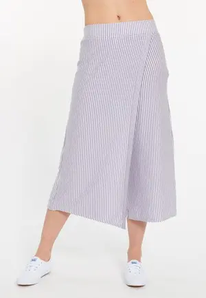 LEIMERE Sonoma Culottes - Lilac/marsh Stripe