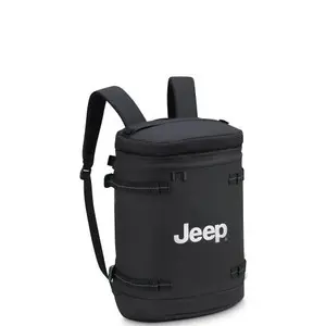 JEEP 15.6" Laptop Cylindrical Backpack - Black