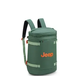 JEEP 15.6" Laptop Cylindrical Backpack - Green