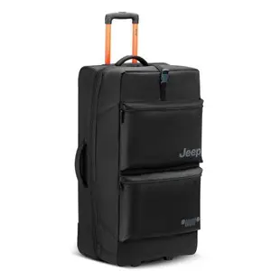 JEEP 31 Inch Two Wheel Rolling Duffle Bag Black