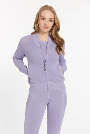 LEIMERE Sagaponack Mesh Jacket - Lilac