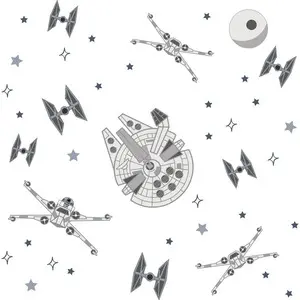 LAMBS & IVY Star Wars Squadron Wall Decals - Gray