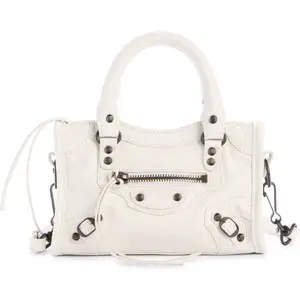 Balenciaga Nano Le City Convertible Crossbody Bag - 9104 White