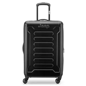JEEP 24-inch Hardside Expandable Luggage With Spinner Wheels - Black