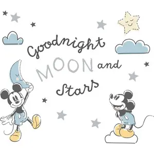 LAMBS & IVY Disney Baby Moonlight Mickey Mouse Wall Decals - Multicolor