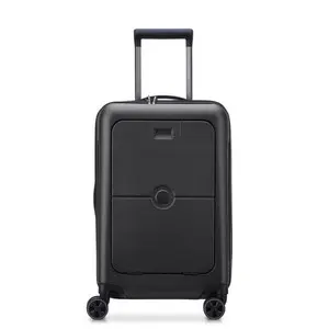 DELSEY PARIS Turenne 2.0 Hardside Carry-on Spinner Luggage With Front Pocket - Black