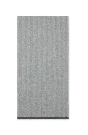 Brunello Cucinelli Cashmere Scarf - Light Grey