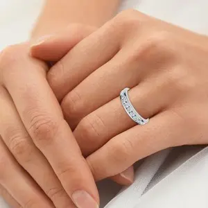BLISS DIAMOND 1/2ct Diamond Wedding Band 14k Gold Or - Platinum