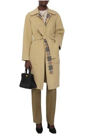 Burberry Wrap Coats For Women