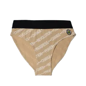 CROSS COLOURS Printed Bikini Brief - Nude