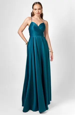 BARIANO Hanna Open Back A-line Gown
