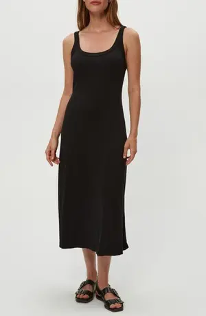 Michael Stars Celine Rib Midi Dress