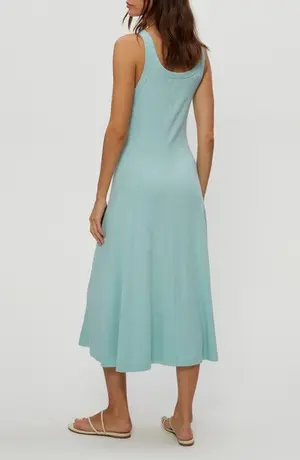 Michael Stars Celine Rib Midi Dress