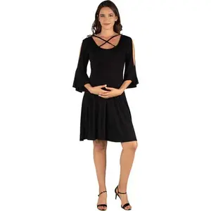 24seven Comfort Apparel Criss-cross
