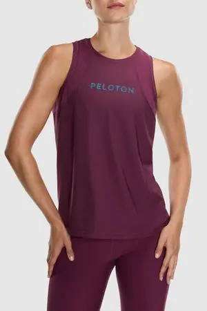 PELOTON Essential Performance Tank - Deep Plum