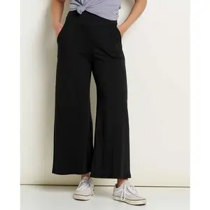 TOAD & CO Chaka Wide Leg Crop Pant - Black
