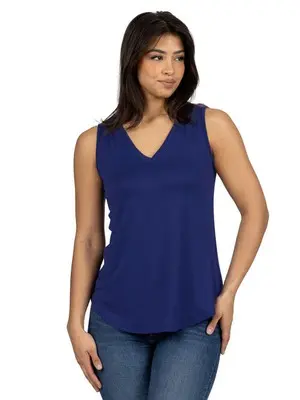24seven Comfort Apparel Sleeveless Tops