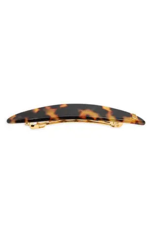 Alexandre De Paris Solferino Acetate Barrette - Tortoise