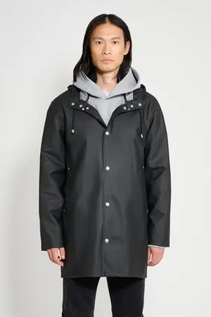 Stutterheim Stockholm Lightweight Raincoat - Black