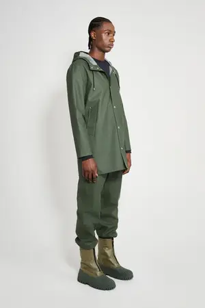 Stutterheim Stockholm Lightweight Raincoat - Green