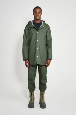 Stutterheim Stockholm Lightweight Raincoat - Green