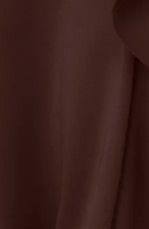 XSCAPE EVENINGS Strapless Ruffle Scuba Crepe Gown - Brown