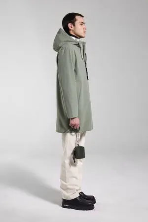 Stutterheim Stockholm Lightweight Zip Raincoat - Comet