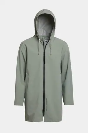 Stutterheim Stockholm Lightweight Zip Raincoat - Comet