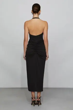 ET OCHS Kai Halter Midi Dress
