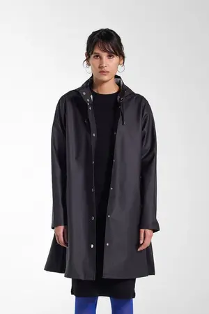 Stutterheim Mosebacke Lightweight Raincoat - Black