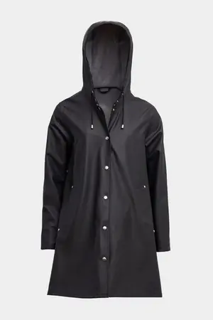 Stutterheim Mosebacke Lightweight Raincoat - Black
