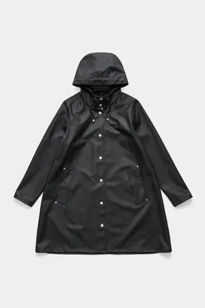 Stutterheim Mosebacke Lightweight Raincoat - Black