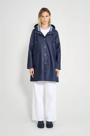 Stutterheim Mosebacke Lightweight Raincoat - Navy