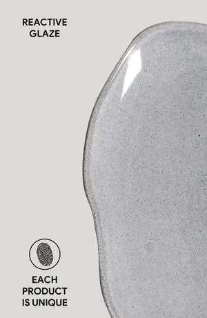 PORTO BRASIL Shallow Bio Oval Platter Medium Set Of 4 - Dust