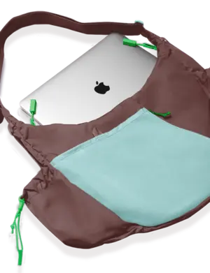 BABOON TO THE MOON Crescent Crossbody Big 8l - Mint Chip