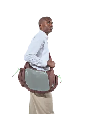 BABOON TO THE MOON Crescent Crossbody Big 8l - Mint Chip