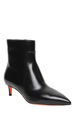 Santoni Leather Ankle Boot