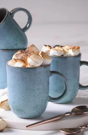 PORTO BRASIL Coup Mug Set Of 4 - Breeze