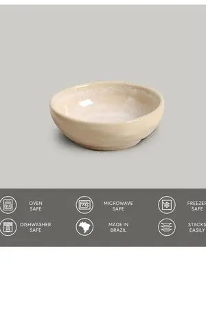PORTO BRASIL Organic Ramekin Set Of 6 - Latte