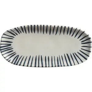 PORTO BRASIL Shallow Organic Oval Platter Small Set Of 4 Elemento