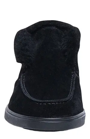 Santoni Suede Desert Boot - Black