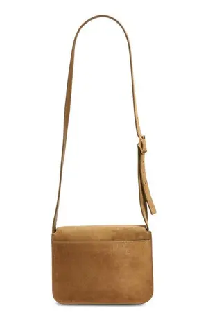 Saint Laurent Niki Suede Crossbody Bag - Barley Green