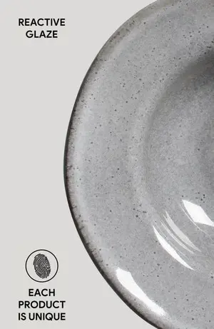 PORTO BRASIL Dessert/deep Rim Plate Set Of 4 - Dust
