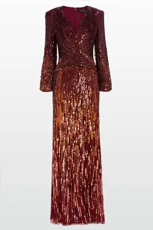 Jenny Packham Cosmos Gown - Cardinal
