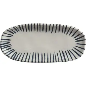 PORTO BRASIL Shallow Organic Oval Platter Mini Set Of 4 Elemento