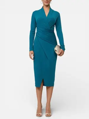 Rachel Rachel Roy Bret Wrap Front Midi Dress