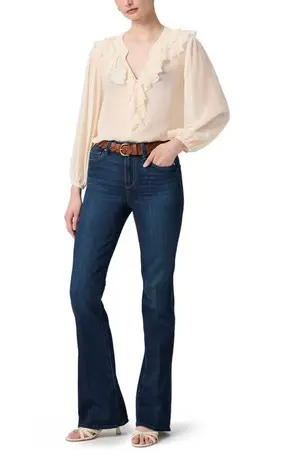 Paige Laurel Canyon High Waist Bootcut Jeans - Berlin